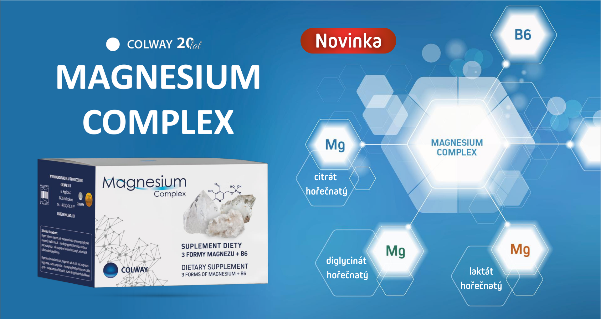 Novinka v nabídce – Magnesium Complex! - COLWAY